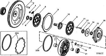China AT26032 Seal Kit Deere parts 644B, 646, 444D, 644C, 544, 644D, 646C, 544B, 444, 544C, 444C, 544D, 644A for sale