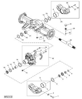 China AT33402 Seal Deere parts 450, 440, 61000, 110, HMD18-334, 540, 350 for sale