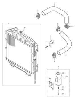 China 1041-013-5100 CAP;RADIATOR Doosan parts for sale