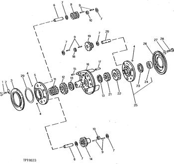 China R49372 Bushing Deere parts 500A, 570, 410C, 610B, 500B, 540B, 500C, 440, 710B, 510, 540, 570B for sale