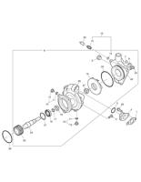 China 400921-00274 WATER PUMP ASS'Y Doosan parts for sale
