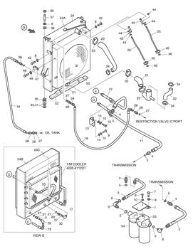 China 21301700 OIL COOLER;T/M Doosan parts for sale