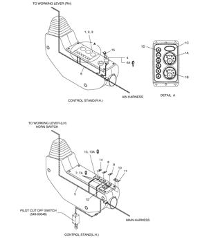 China 2172-1134B KEY;STARTER SWITCH Doosan parts for sale