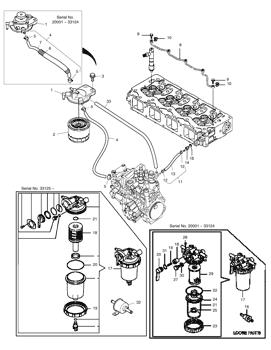 China 129612-52100 PUMP;FUEL FEED Doosan parts for sale