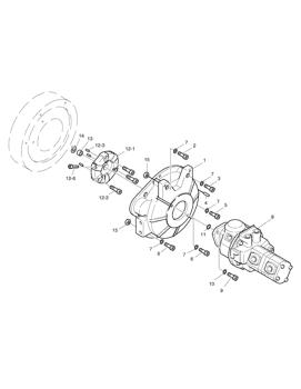 China 2401-1186 PUMP INSTALLATION ASS'Y Doosan parts for sale