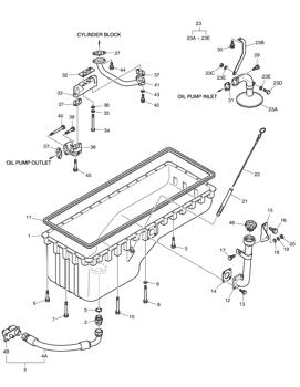China 150119-00007 OIL PAN Doosan parts for sale