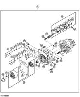 China 0242814 Pin Deere parts 75D, 85D for sale