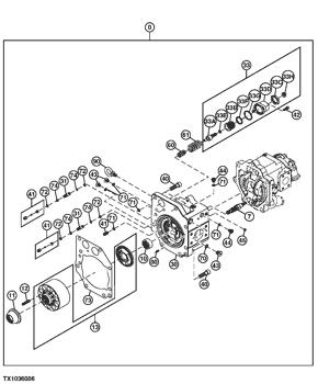 China 0242814 Pin Deere parts 75D, 85D for sale