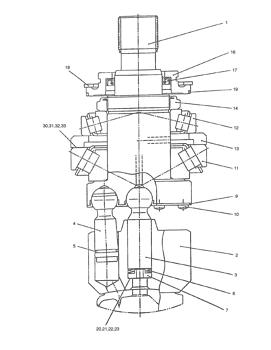 China 1100345125 SHAFT Doosan parts for sale