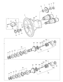 China 2.241-00046 PUMP;GEAR Doosan parts for sale