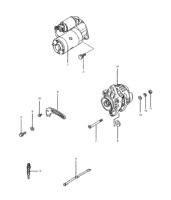 China 2.502-00002 ALTERNATOR 12V-40A Doosan parts for sale