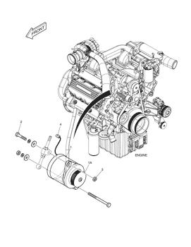 China K1008827A ALTERNATOR MOUNTING Doosan parts for sale