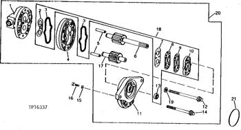 China AT74412 Hydraulic Pump Deere parts 670B, 555A, 770B, 555, 555B for sale