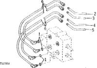 China AW18825 Hydraulic Hose Deere parts 401B, 302, 301A for sale