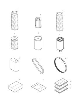 China 471-00093 CARTRIDGE;E/G OIL FILTER Doosan parts for sale