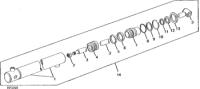 China MG593390 Hydraulic Cylinder Deere parts 570 for sale