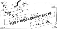 China RE14083 Hydraulic Cylinder Deere parts 440D, 540D, 340D, 540B for sale