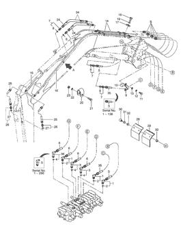 China 01530-00450 COVER;HOSE Doosan parts for sale