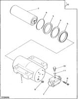China 0334402 Hydraulic Cylinder Barrel Deere parts 495D for sale