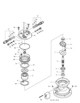 China 105-00012 SHAFT Doosan parts for sale