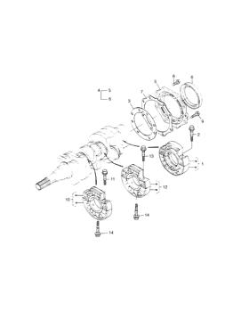 China 16851-0404-0 MAIN BRG.CASE ASS'Y Doosan parts for sale