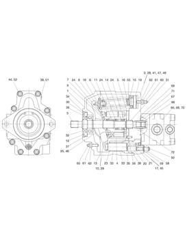 China 2.180-00718 KIT;SEAL(13,32,37,38,39,41,59,62,69,71,7 Doosan parts for sale