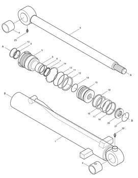 China 2440-9116K KIT;SEAL Doosan parts for sale