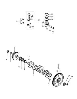 China 65.02410-6003 METAL KIT;CON ROD Doosan parts for sale