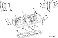China AR53034 Gasket Kit Deere parts 500A, 500C, 500B, 510 for sale