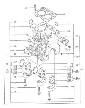 China 119260-02100 METAL;MAIN Doosan parts for sale
