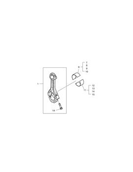 China 140112-00017 METAL,ROD CON.(0.75) Doosan parts for sale