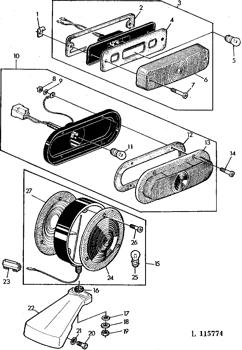 China R45937 Gasket Deere parts 2755, 2955, 2750, 2355, 500B for sale