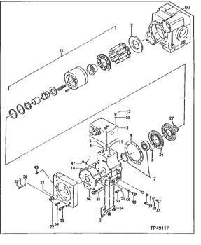 China 0619010 Gasket Deere parts 344G for sale