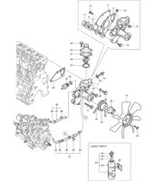China K9004754 THERMOSTAT Doosan parts for sale