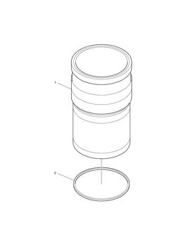 China 3080760 LINER;CYLINDER Doosan parts for sale