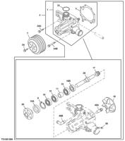 China 1096233940 Gasket Deere parts 6UZ1XZSA-01, 470GLC for sale