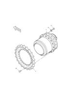 China 108-00008 SPROCKET Doosan parts for sale