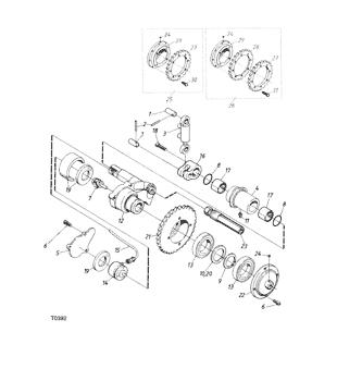China F032060 Spring Pin Deere parts 1110, H290, 755B, 1010B, 758, 758HD, 1010D, H480, 1158, HTH470HD, 1058 for sale