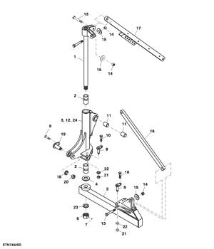 China 0050010215 Washer Deere parts 1850 for sale