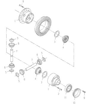 China 0051345088 Washer Deere parts 1850 for sale