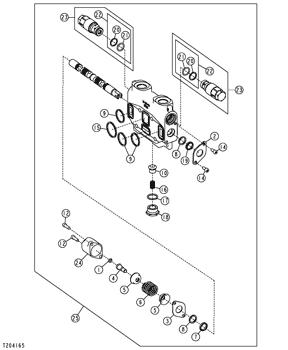 China 19H2925 Screw Deere parts 555A, 550A, 550, 500B, 555B, 550B, 760, 10, 760A, 1400, 700A, 540E, 848HTJ, RE151971, 540G, 1200, 500, RE68144, 555, 848H, 600 for sale