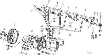 China 19H2948 Screw Deere parts 450, 570, 400, 544, 350, 440, 300, 180, 303, 540, 480 for sale