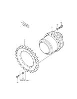 China 108-00018 SPROCKET Doosan parts for sale
