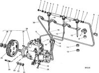 China AR89839 Fuel Line Deere parts 302A, CD30290DF, 302, 300B, 380, 301A, 8875 for sale