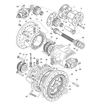 China F054502 Screw Deere parts 1410, 1270D, 1410B, 1410D, 1458, 1470 for sale