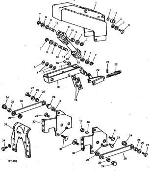 China R27121 Screw Deere parts 570, 600, 690B, 760 for sale