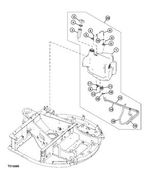 China 4632360 Fuel Line Deere parts 35D, 27D for sale