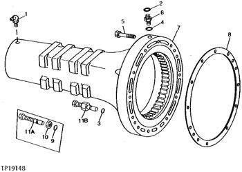 China 19H1805 Cap Screw Deere parts 2955, 400, 92, ATTACHMENT, 180, 303, 480, 480A, 480C, 482C, 640, 210C, 300B, 750, 300D, 750B, 750C, 750C-II, 415B, 850B, 410, 440C, 302A, 890, 550, 310, 890A, 310A, 310C, 380, 646, 992D, 740A, 646C, 3... for sale