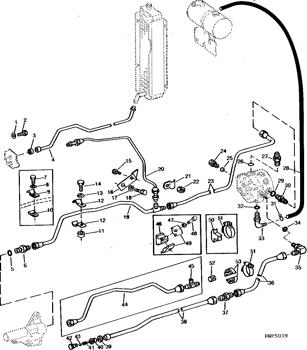 China 03H1681 Bolt Deere parts 440, 550, 770, 480C, 2640 for sale