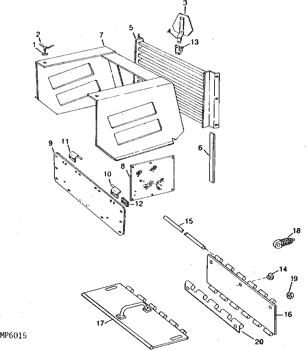 China 03H1774 Bolt Deere parts 850, 570, 550, 850i, 644C, 444C, 855, 540D, 340D, 480C, 646C, 544C, 440C, 640D, 675, 440D for sale